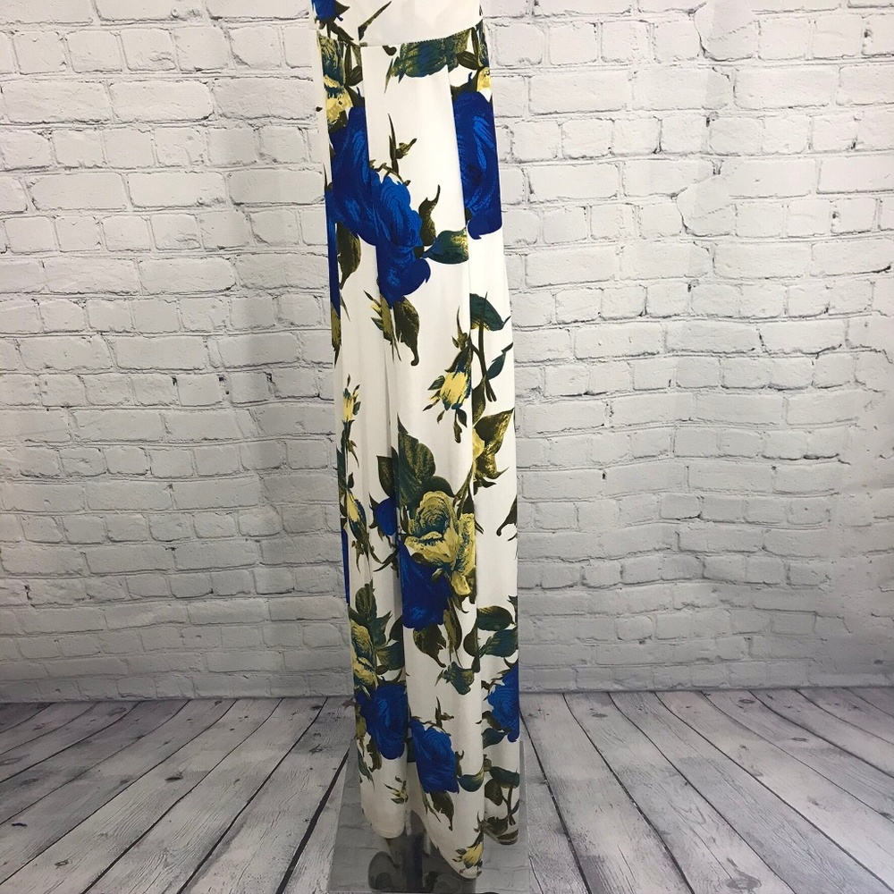 Akira Chicago Black Label Floral Print Jumpsuit - Gem